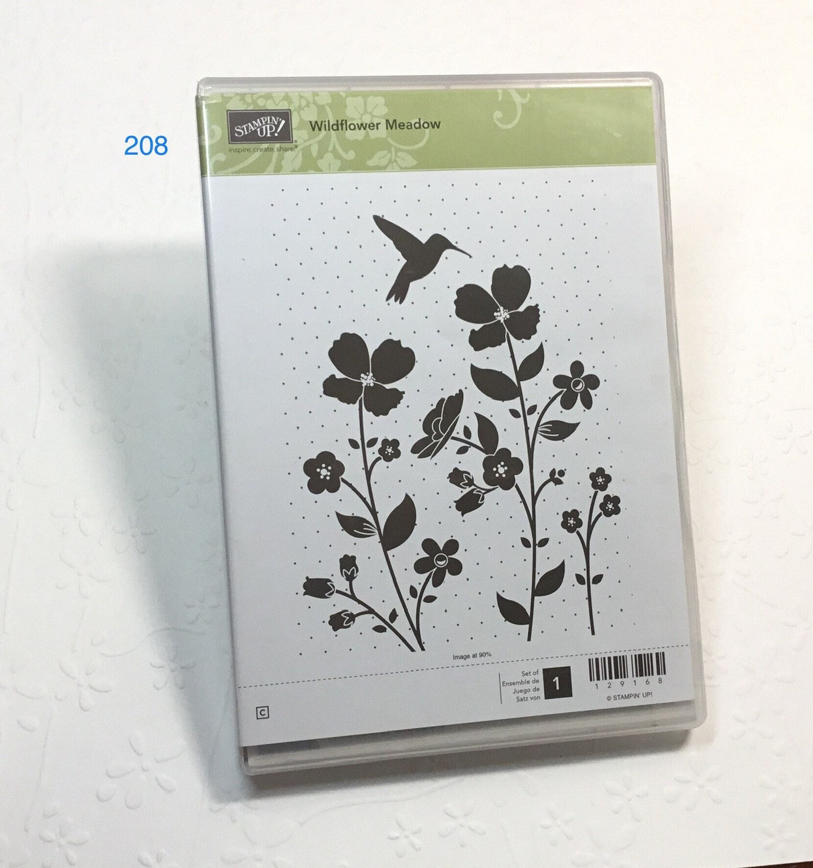 STAMPIN' UP! WILDFLOWERS Meadow Rubber Stamp Mount Set. - Etsy