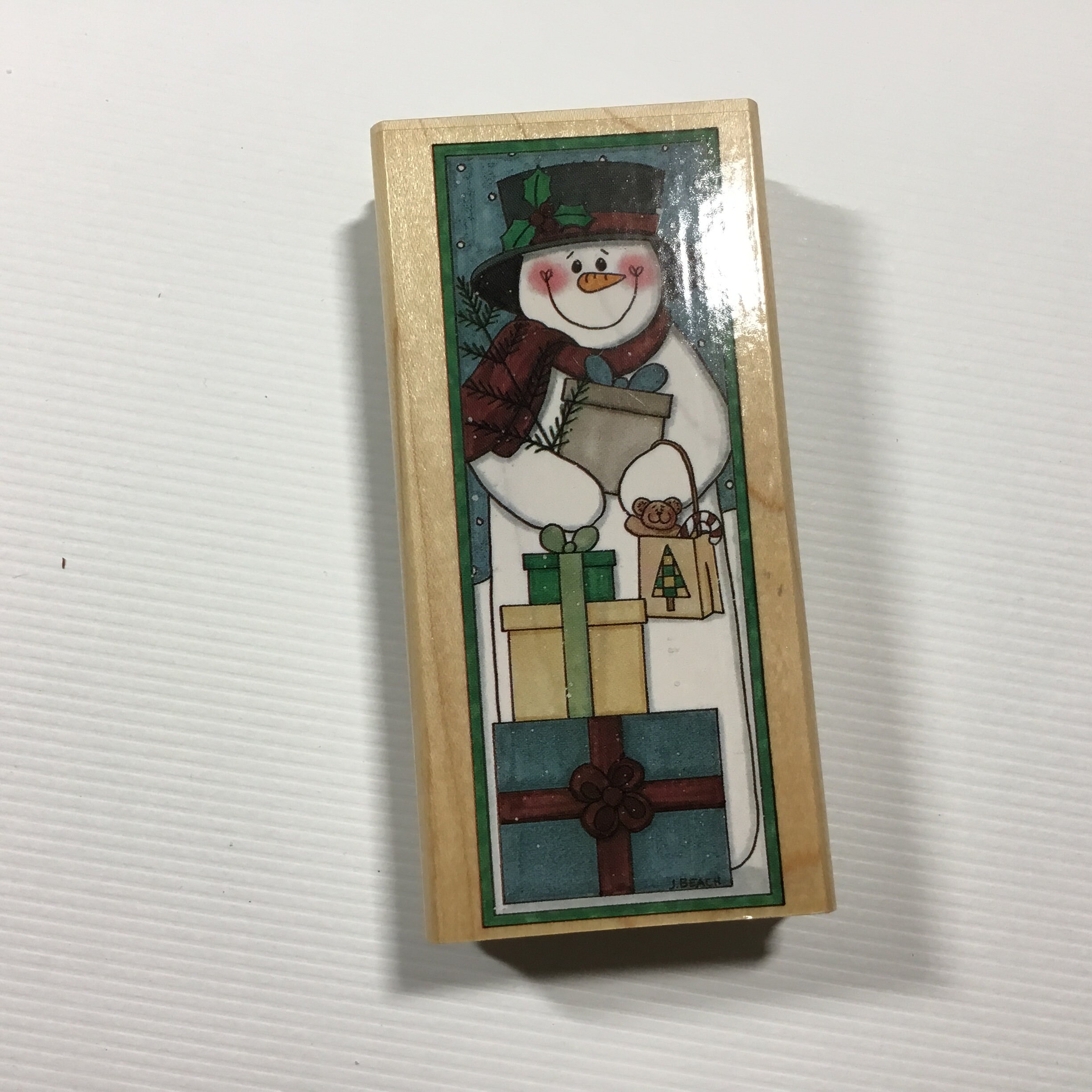 SNOWMEN Rubber Stamps. Rubber Stampede. Stampin' Up! Print Works. Inky ...