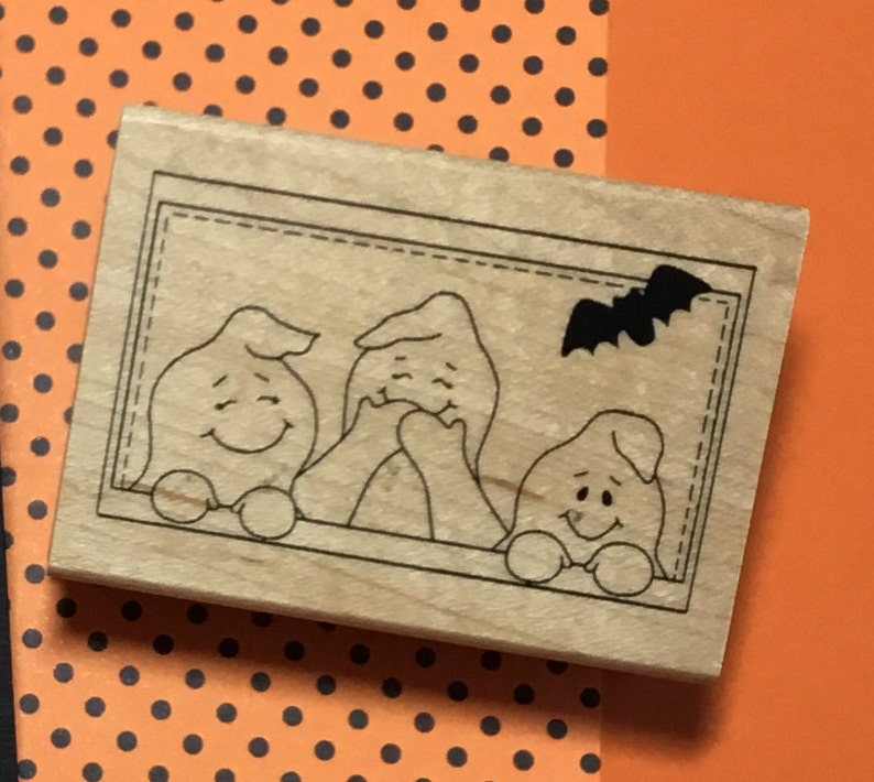 HALLOWEEN Rubber Stamp. GREAT IMPRESSIONS. Vicky Schreiner Designs E622 ...