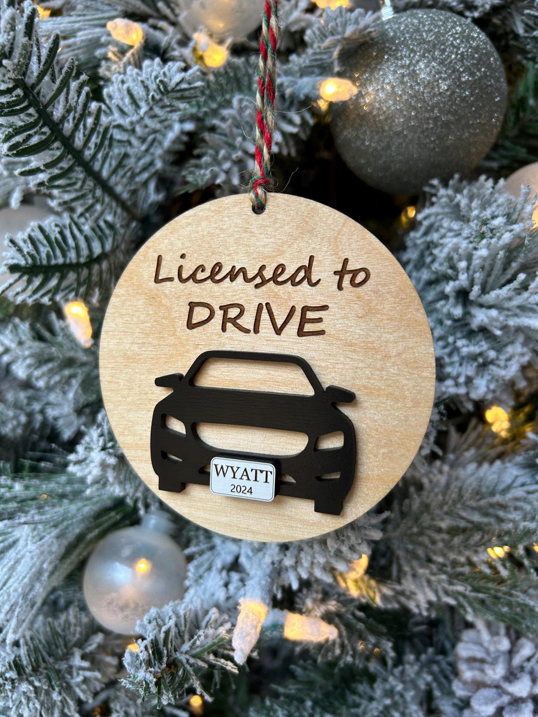 Personalized New Driver Ornament: 2026 First Car Gift - Etsy