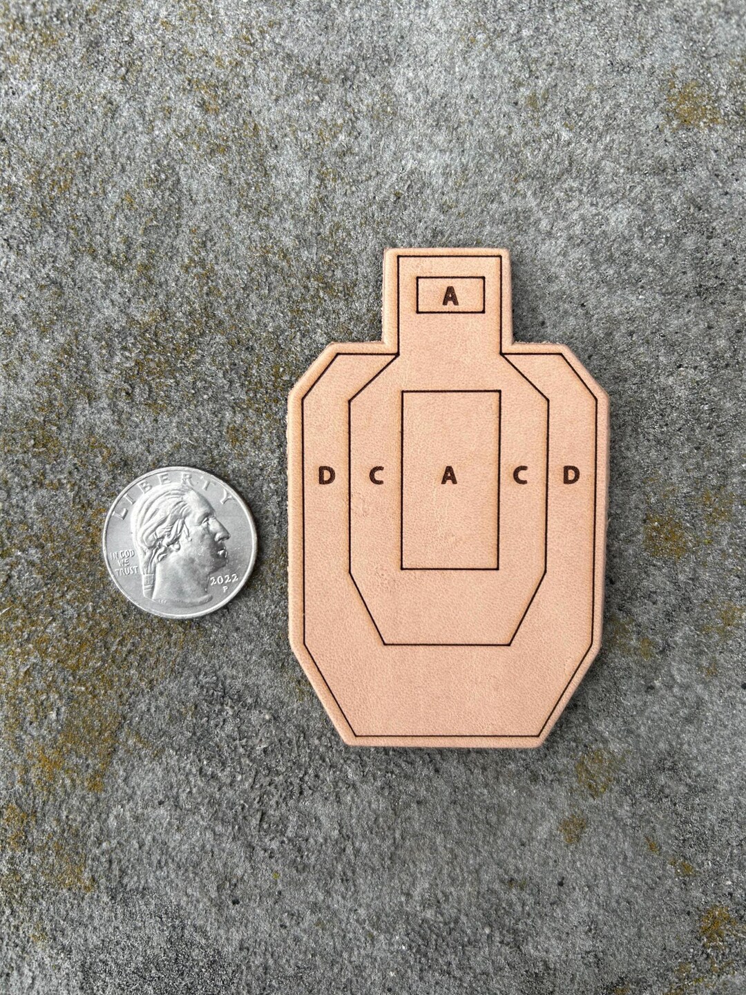 Leather Target Patch: Firearms Instructor Range Bag Accessory - Etsy