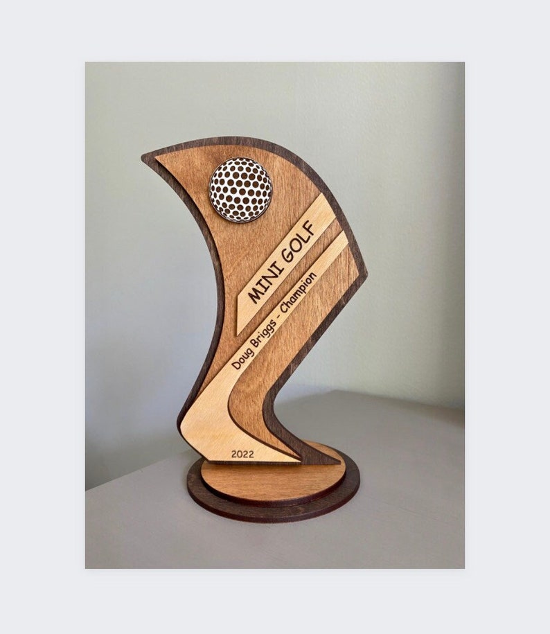 Wood Trophy, Competition Champion, Award Winner, 1st Place Award ...