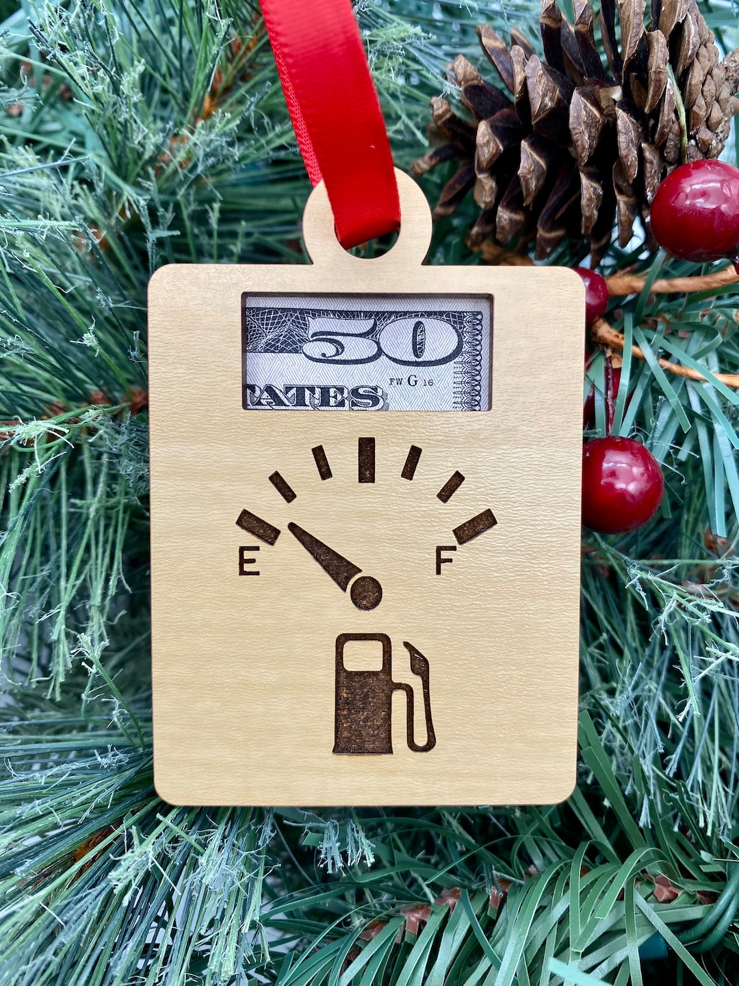 Gas Money Ornament, Teen Driver Gift, Cash Holder - Etsy