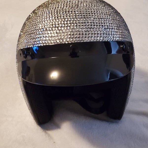 Motorcycle Bling Helmet - Etsy