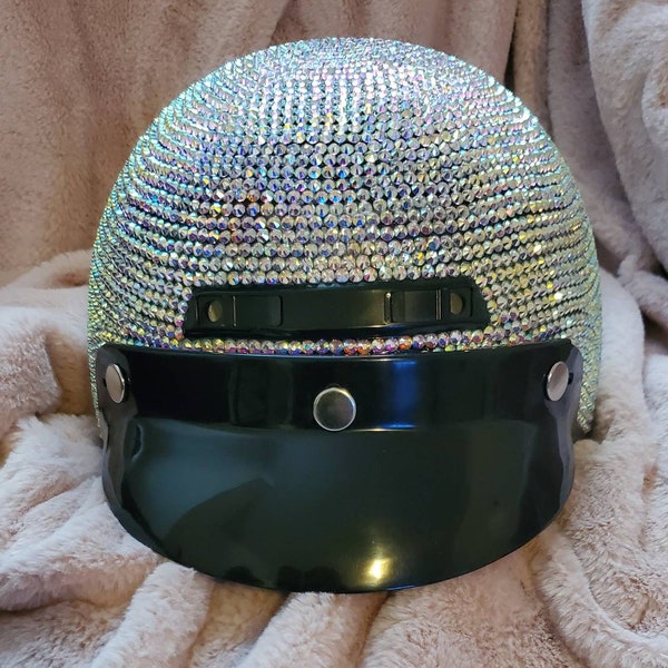 Motorcycle Bling Helmet - Etsy