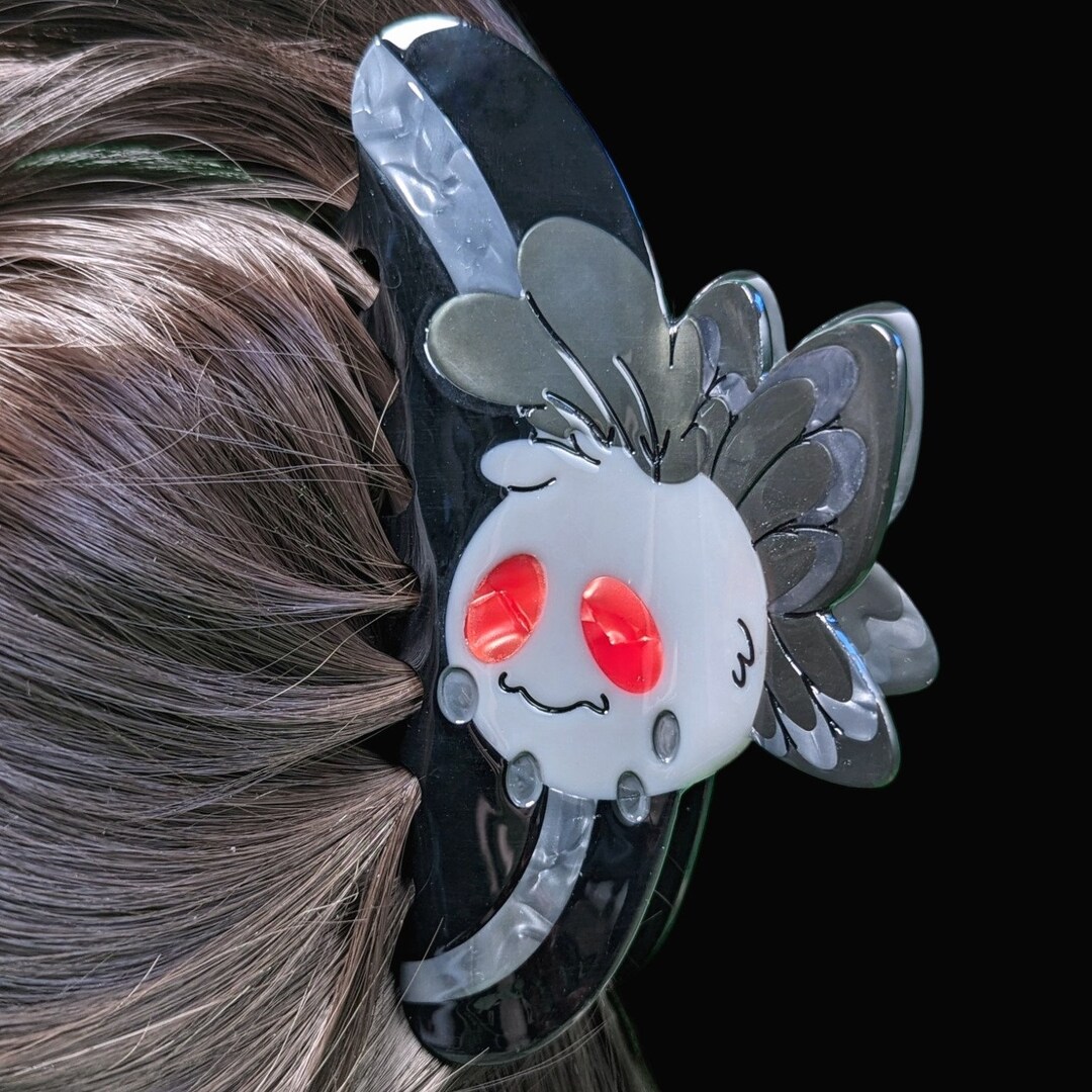 Moth Claw Clip Mothboi, Luna Moth, Rosy Maple - Etsy