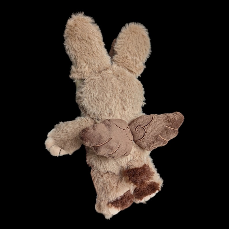 Wolpertinger Plush: German Folklore Bunny, Cryptid Plush (7 In) - Etsy
