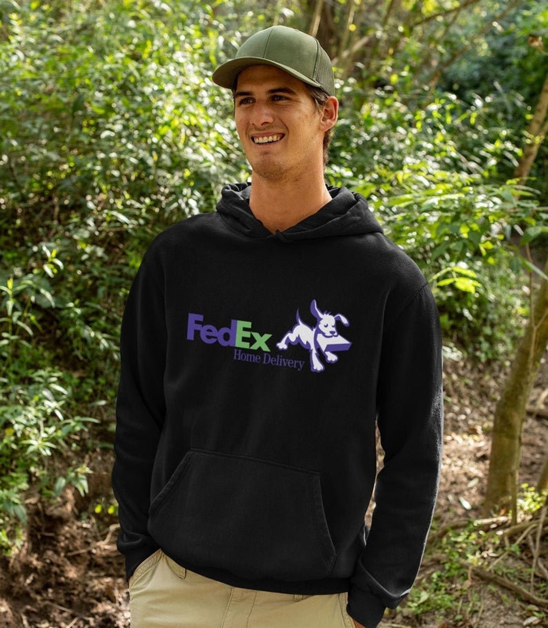 Fedex Home Delivery Hoodies/sweatshirts/long Sleeves - Etsy