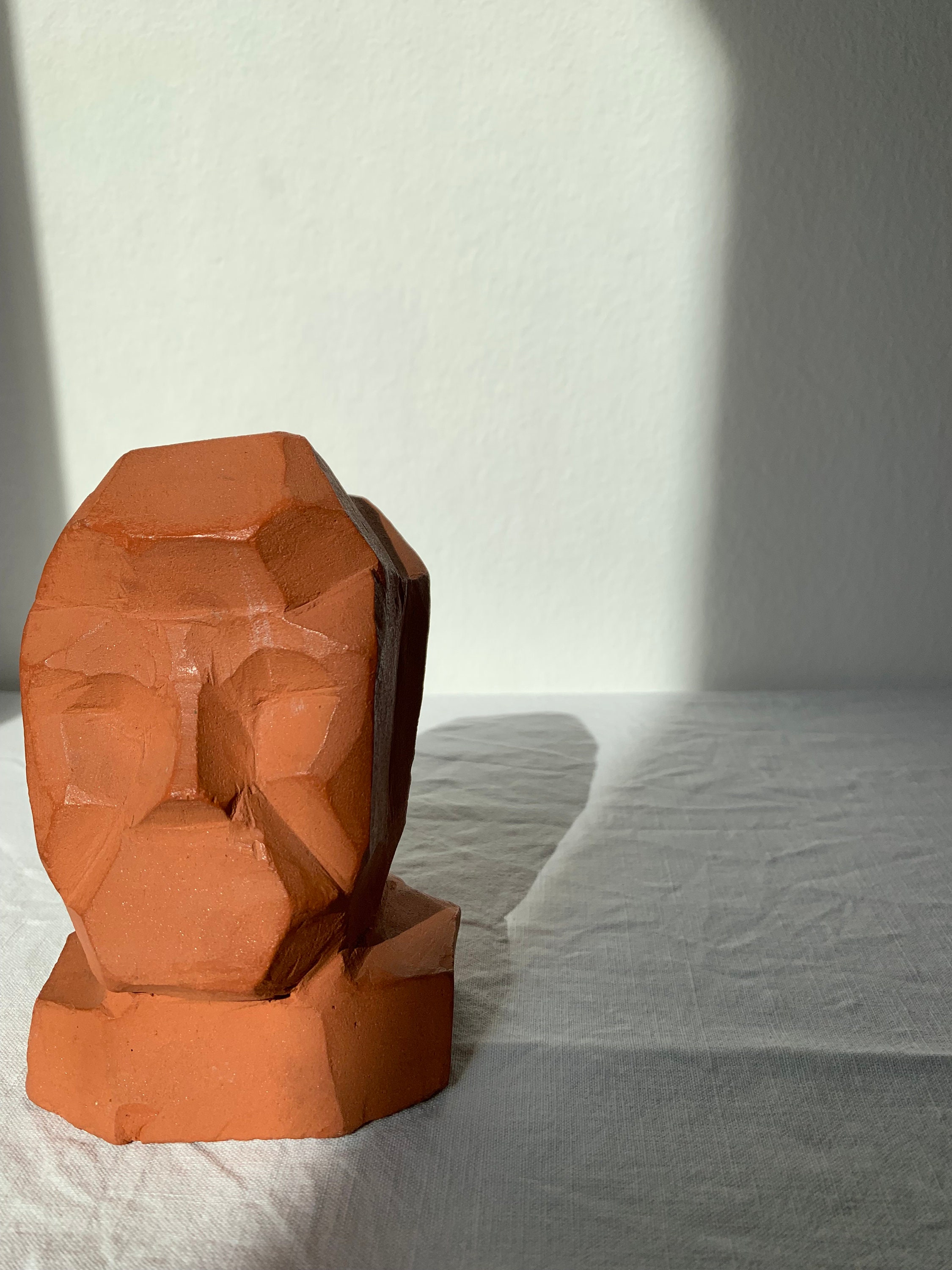 Vintage Abstract Head Sculpture - Etsy