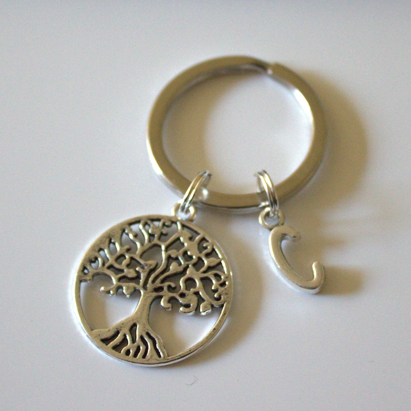 Tree Keychain - Etsy