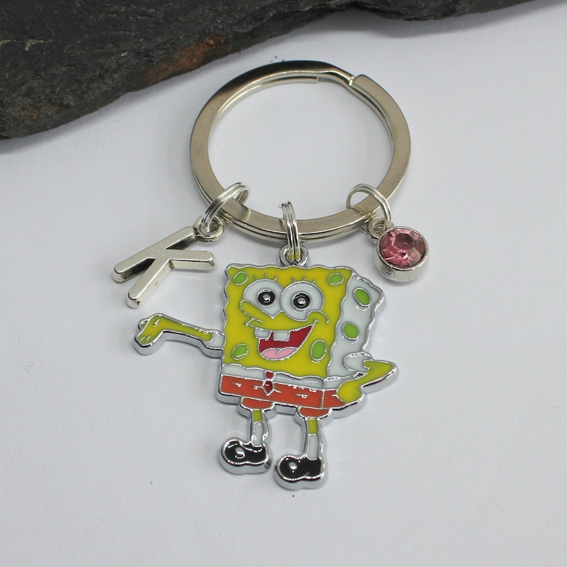 Spongebob Keychain - Etsy