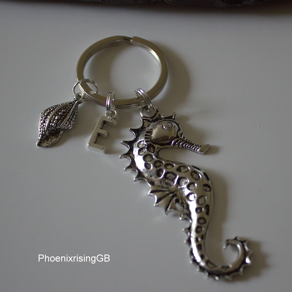Seahorse Keychain - Etsy