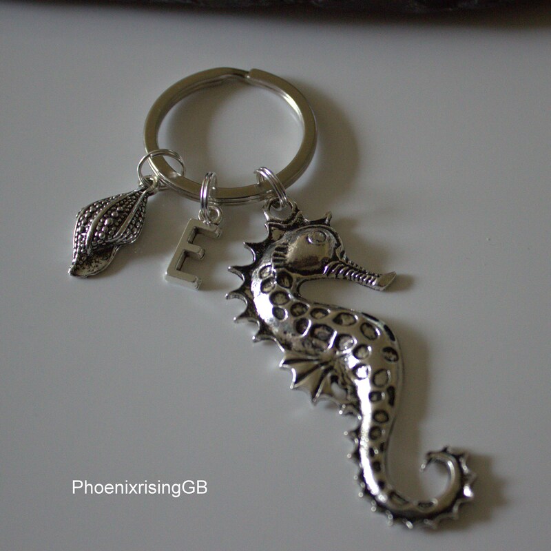 Seahorse Keychain - Etsy