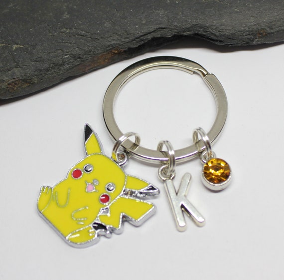 Pikachu Keyring Pokemon Inspired Keyring Pikachu | Etsy