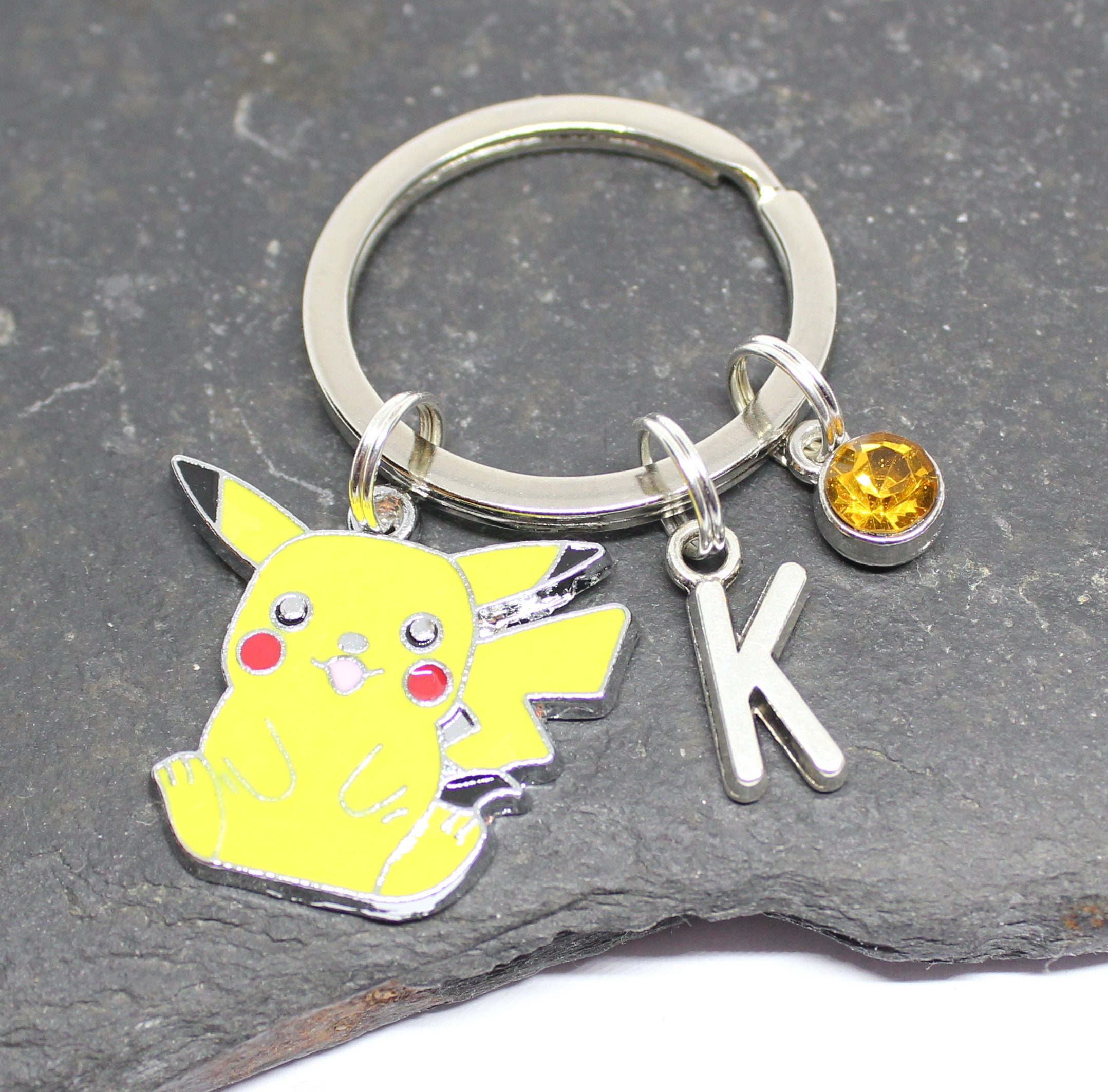 Pikachu Keyring Pokemon Inspired Keyring Pikachu | Etsy
