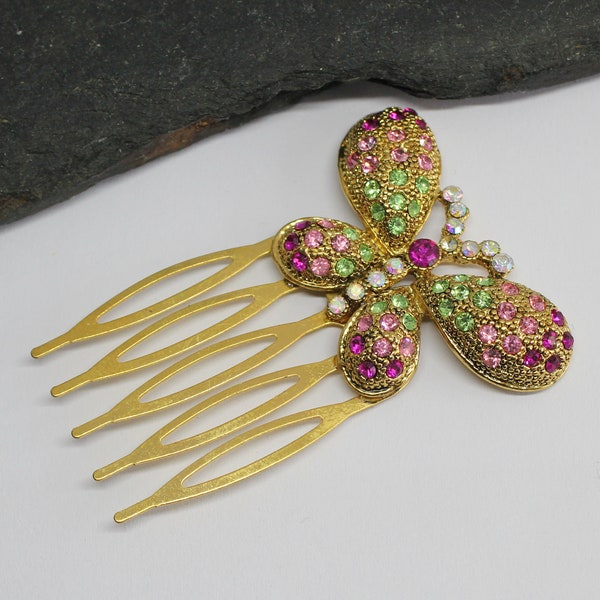 Butterfly Hair Comb - Etsy