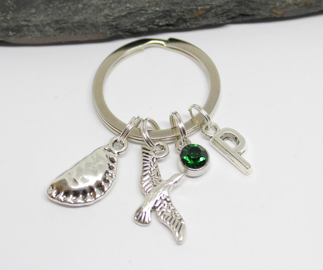 Cornish Pasty Keyring, Seagull Keyring, Seaside Themed Keyring, Pasty ...