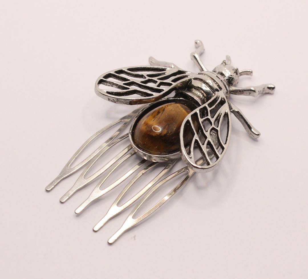 Bumblebee Hair Comb, Honeybee Hair Comb, Bee Hair Accessory, Fun Hair ...