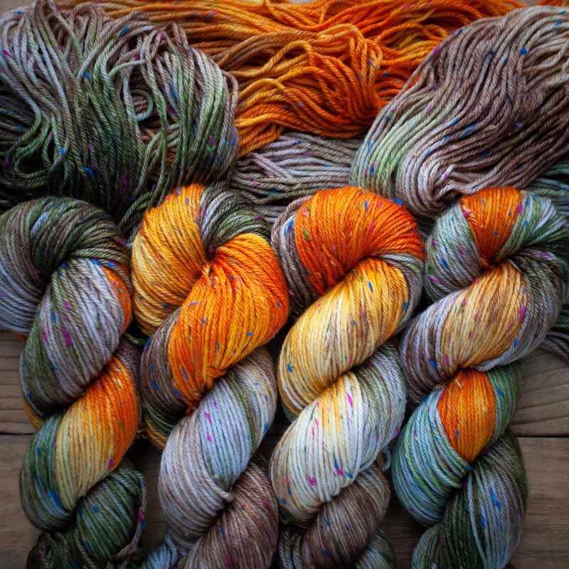 Hand Dyed Dk Yarn - Etsy