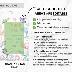 Under the Sea Birthday Party Invitation, Watercolor Ocean Birthday ...