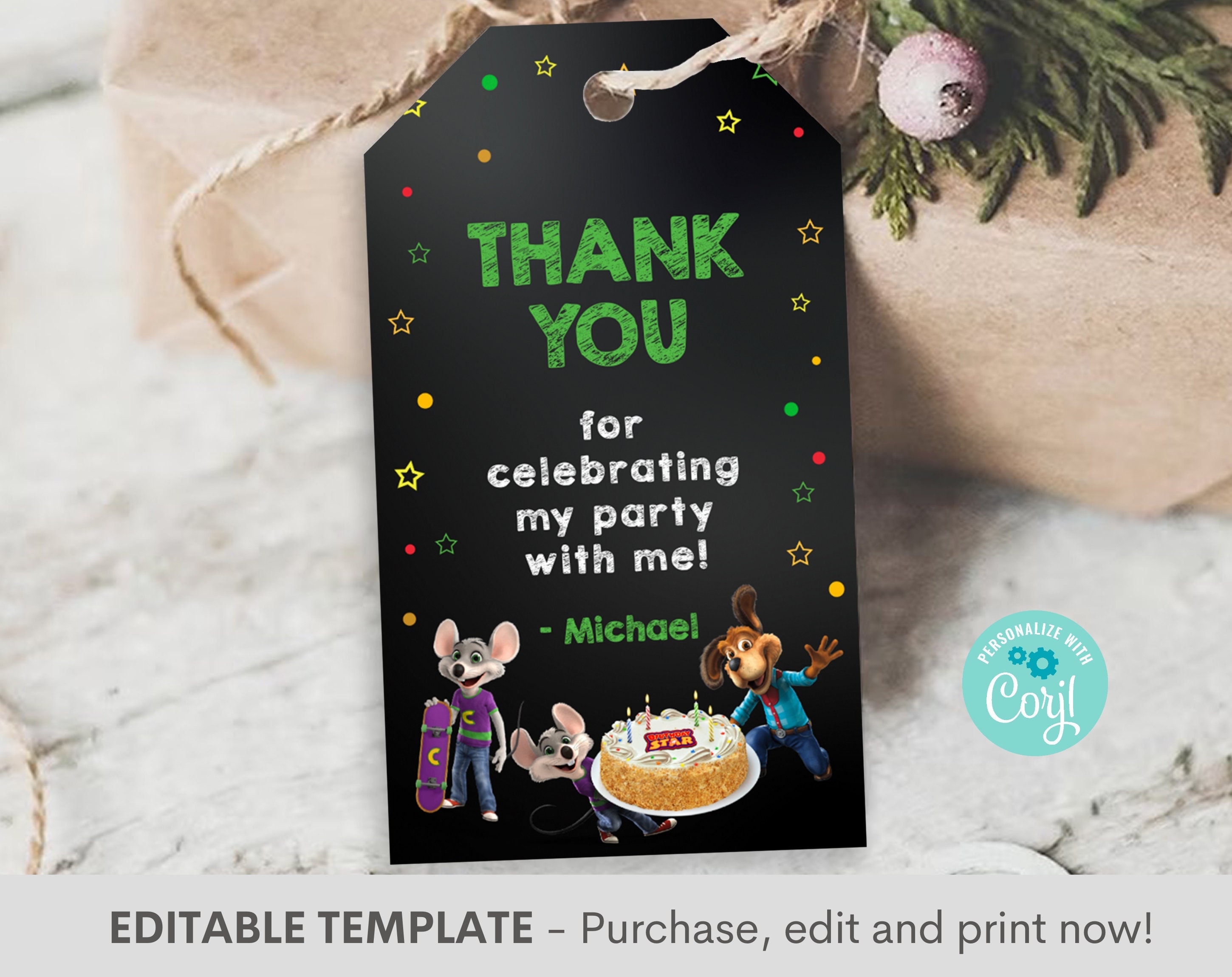 Chuck E Cheese Thank You Note Chuck E. Cheese Unveils New Birthday