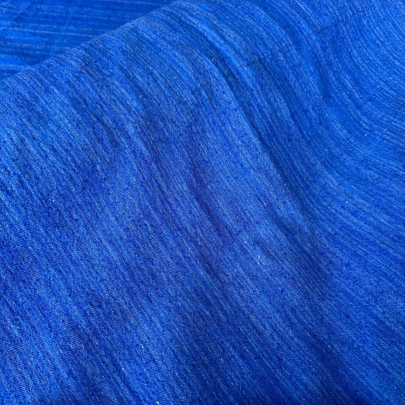 Electric Blue Fabric - Etsy