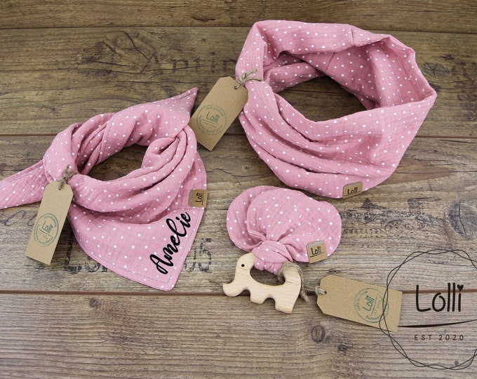 Muslin Scarf, Baby Gift Set, Personalized Scarf, Baby Gift - Etsy