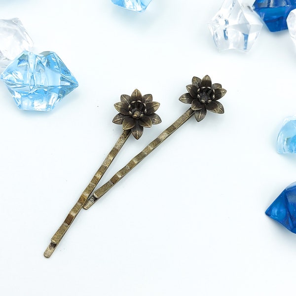 Flowers Bobby Pins - Etsy