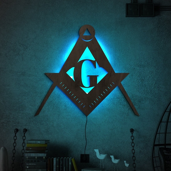 Masonic Neon - Etsy
