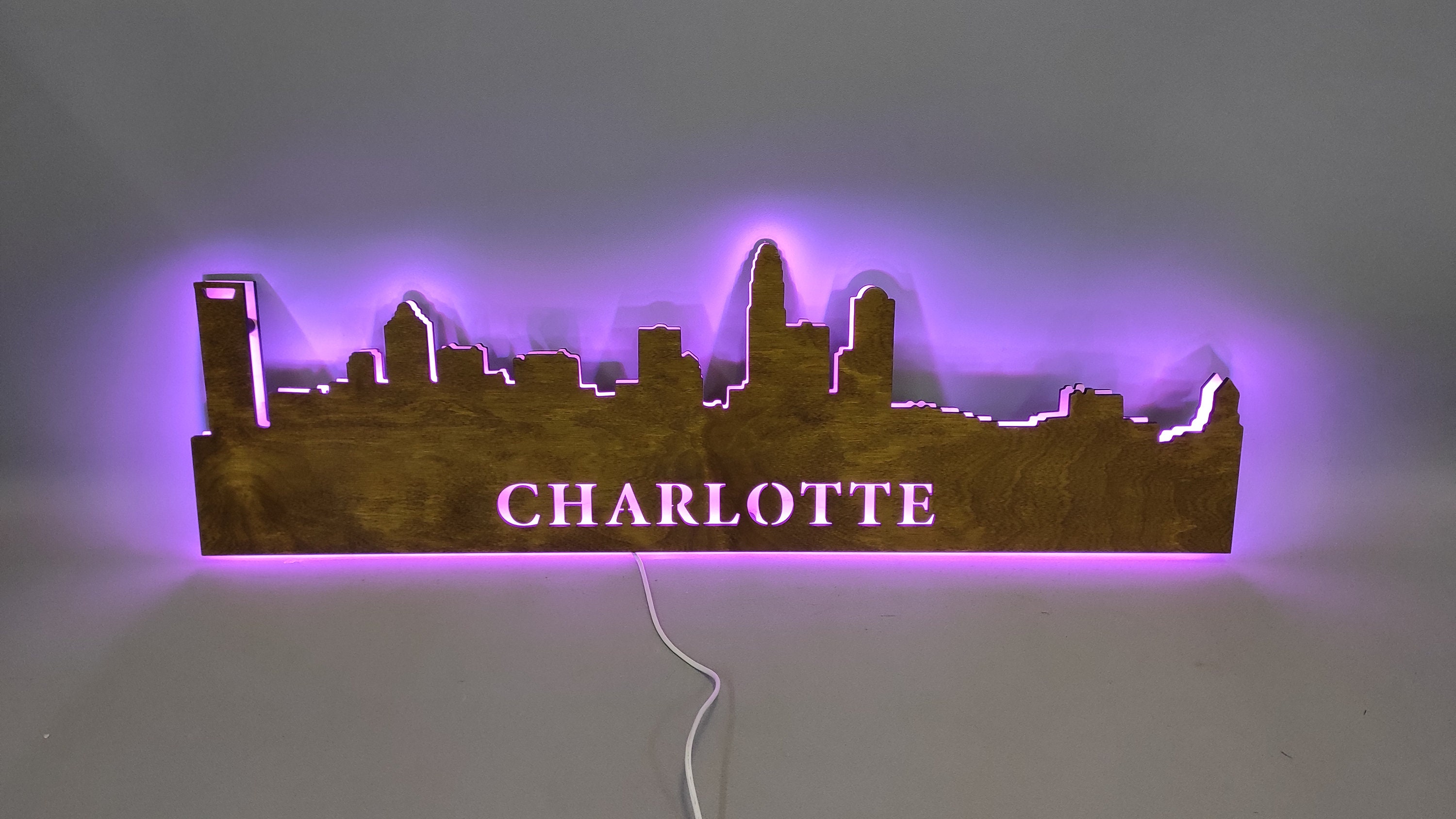 Los Angeles Neon Signlos Angeles Skyline Led Signlos Angeles - Etsy