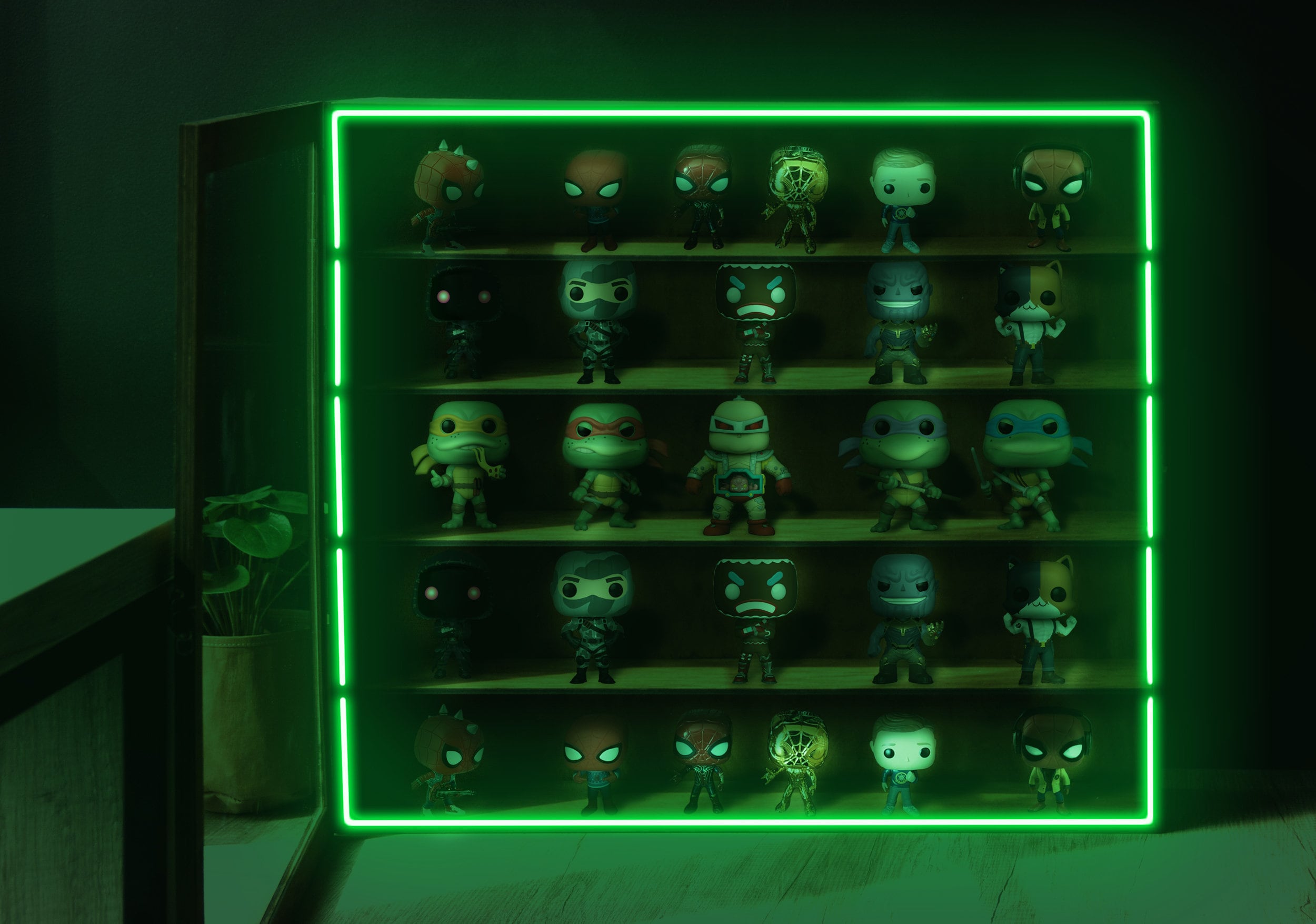 Display Case With Light Display Cabinet Lighted Display Case - Etsy