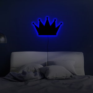 Crown Led Sign, Crown Neon Sign, Crown Led Light, Crown Night Light ...
