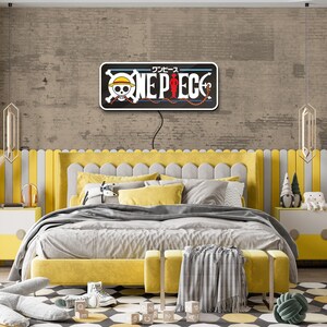 One Piece Neon Light Sign, One Piece Led Sign, One Piece Light Sign ...