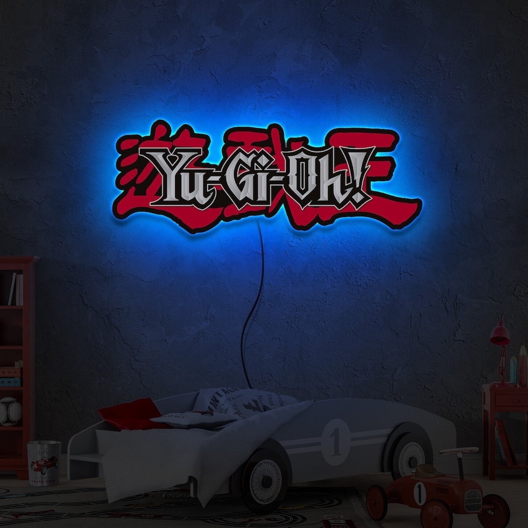 Yu-gi-oh Led Sign, Yugi Logo Sign, Yugi Led Sign, Yugi Name Sign, Yugi ...