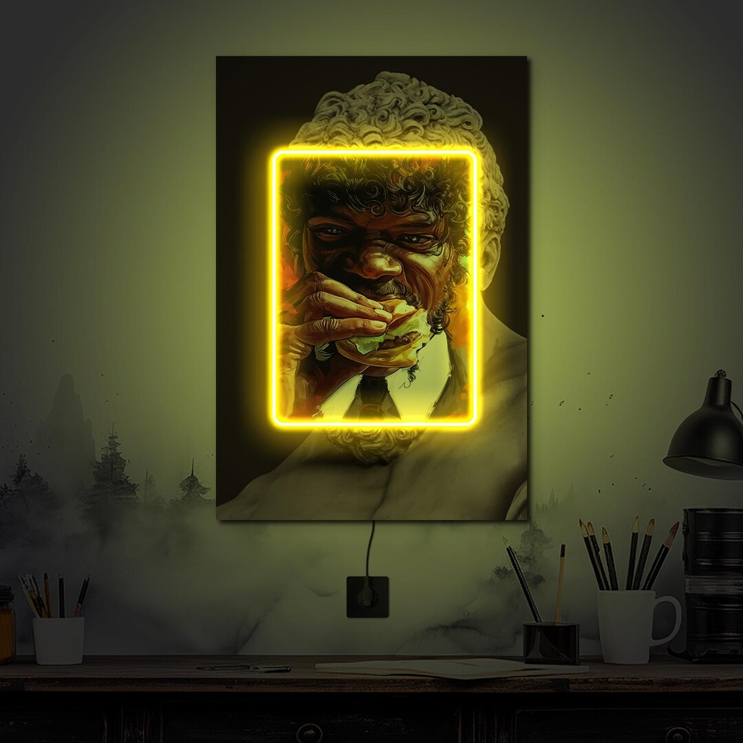 Burger Neon Sign, Zeus Neon Sign, Fast Food Neon Sign, Neon Bar Sign ...