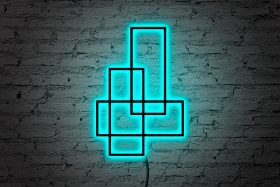 Lighted Wall Art Linear Wall Light Linear Wall Lamp Modern - Etsy