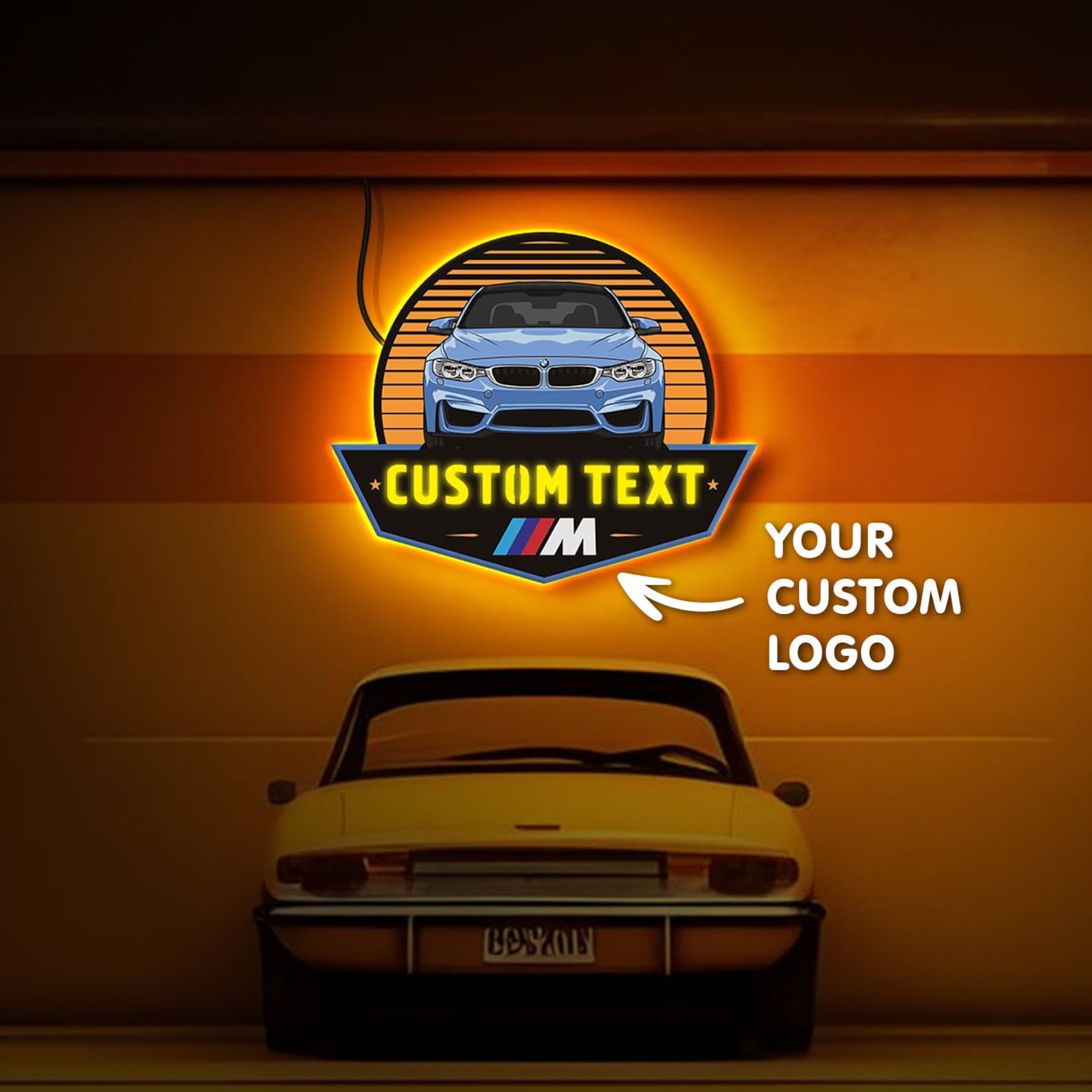 Custom Car Led Sign, Custom Car Neon Sign, Personalized Car Sign ...