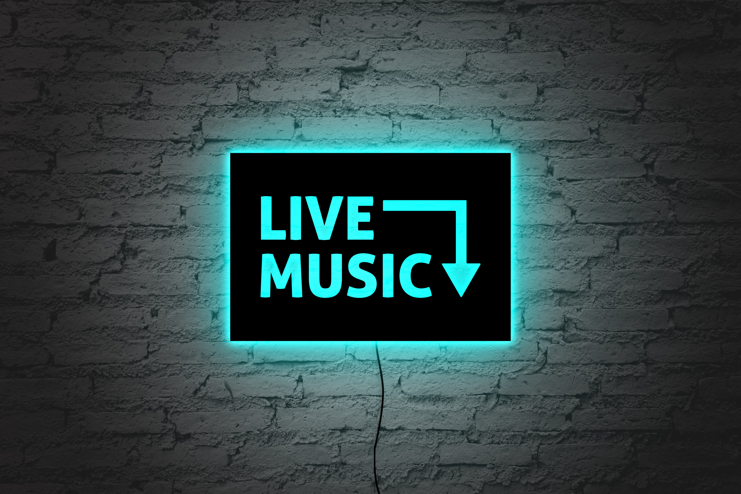 Live Entertainment Sign