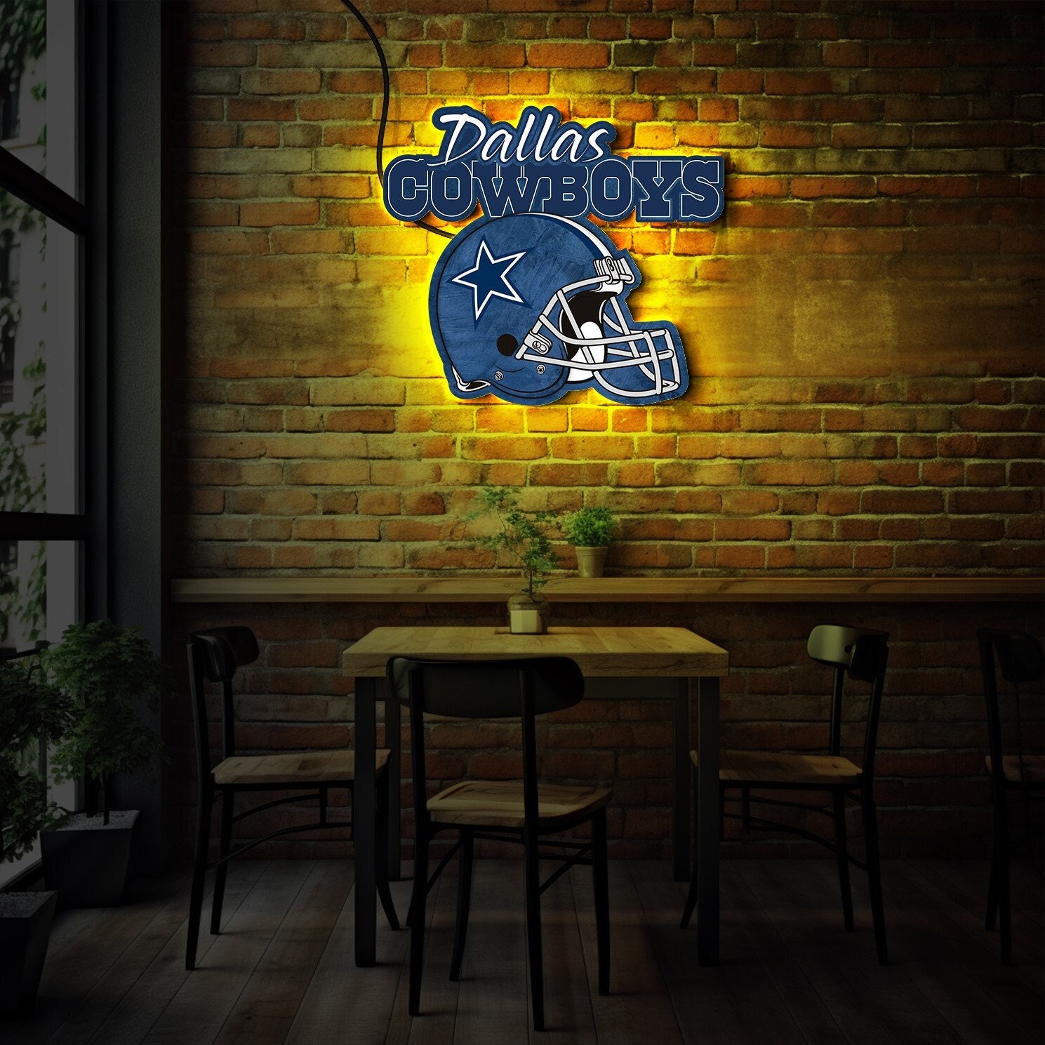Dallas Cowboys Light Sign, Dallas Cowboys Led Sign, Dallas Cowboys Neon ...