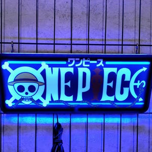 One Piece Neon Sign, One Piece Flag Sign, One Piece Skull Sign, Anime ...