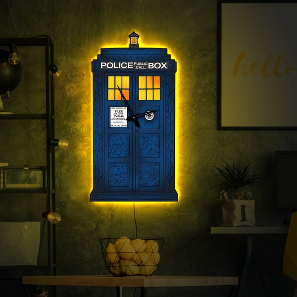 Doctor Who Clock - Etsy