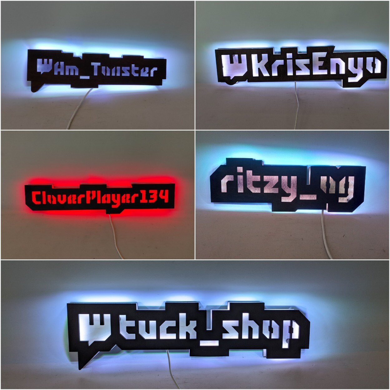 Gamer Tag Neon Sign Gamer Tag Led Sign Gamer Tag Light - Etsy