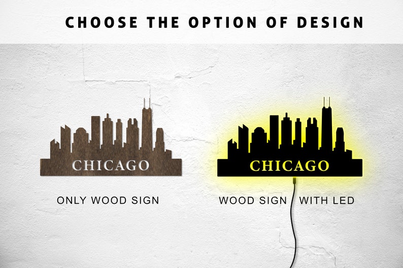 Houston Neon Signhouston Skyline Led Signwooden Houston Neon - Etsy