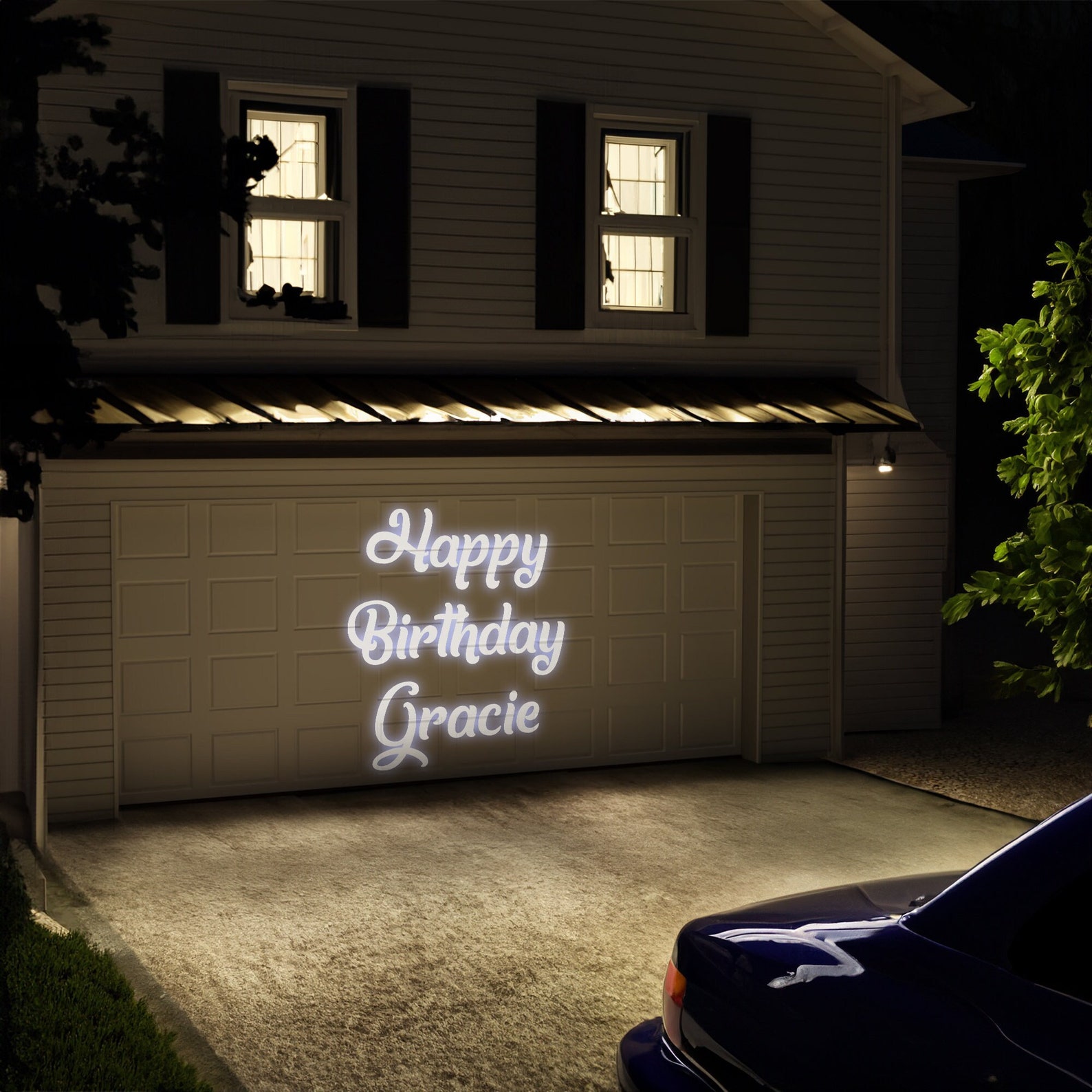 Happy Birthday Light Projector, Happy Birthday Light up Sign, Happy ...