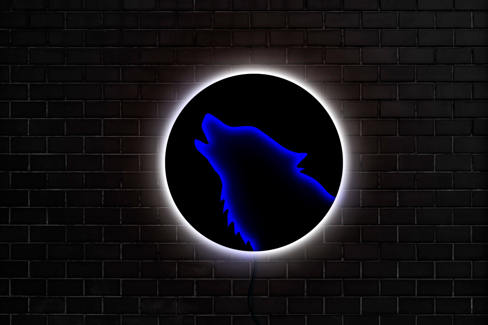 Wolf Neon Sign Wolf Led Sign Wolf Neon Light Sign Wolf Wall | Etsy