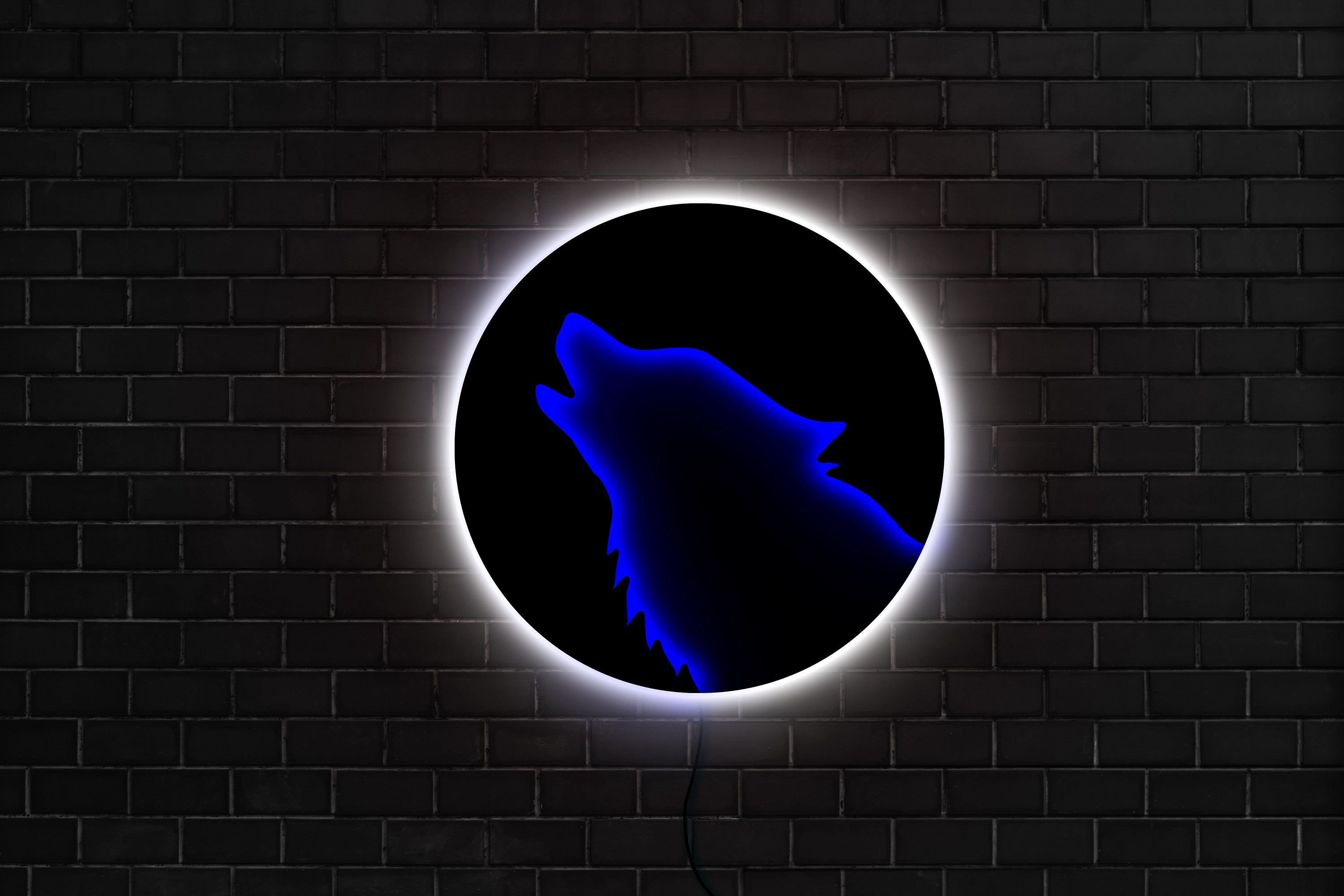 Wolf Neon Sign Wolf Led Sign Wolf Neon Light Sign Wolf Wall - Etsy UK