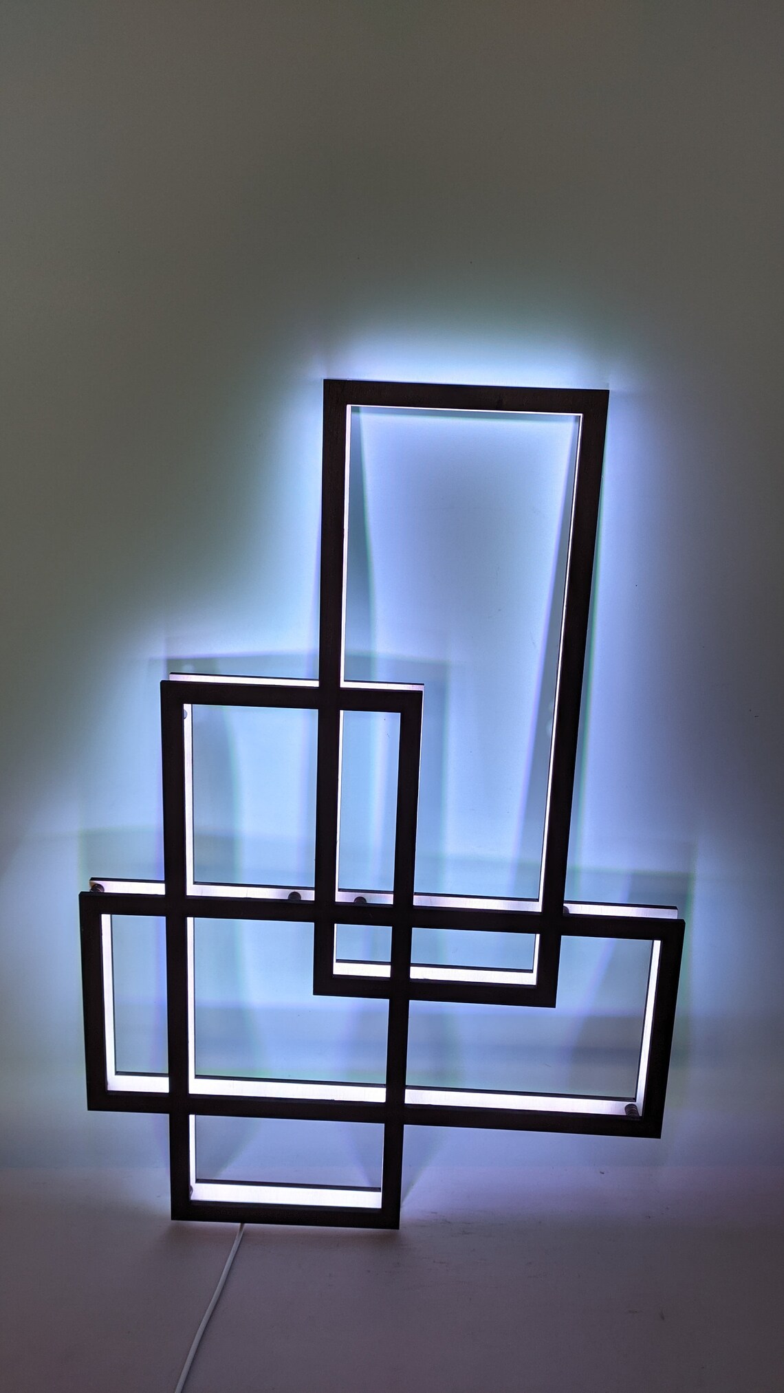 Lighted Wall Art Linear Wall Light Linear Wall Lamp Modern - Etsy