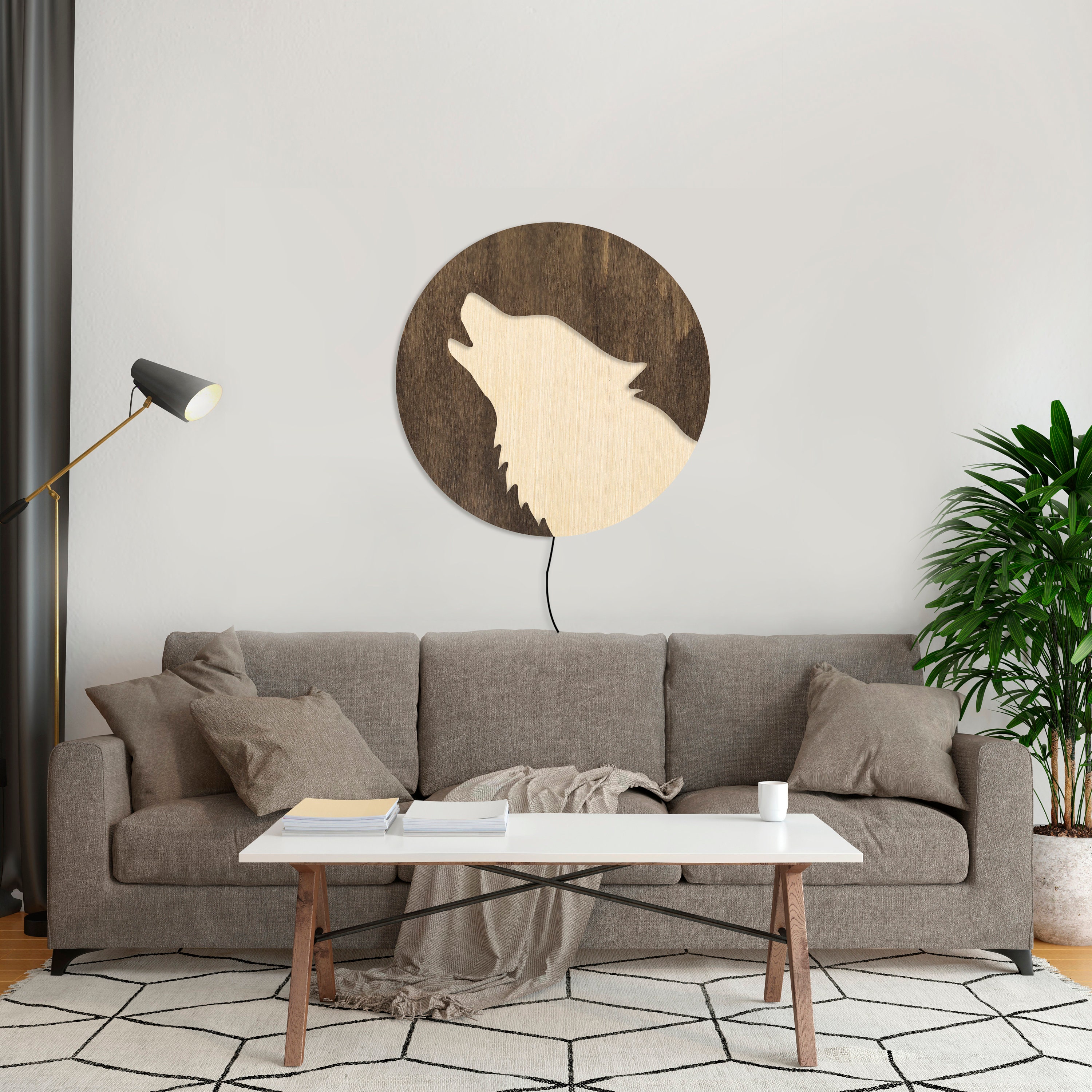 Wolf Neon Sign Wolf Led Sign Wolf Neon Light Sign Wolf Wall - Etsy