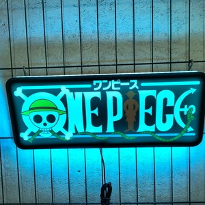 One Piece Neon Light Sign, One Piece Led Sign, One Piece Light Sign ...