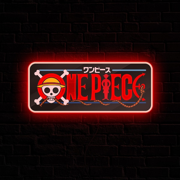 One Piece Light up Art Anime - Etsy
